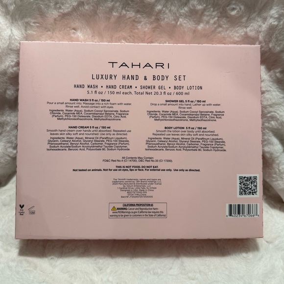Tahari | Bath & Body | Mothers Day Tahari Rosewater Peony Luxury Hand Body Set New | Poshmark
